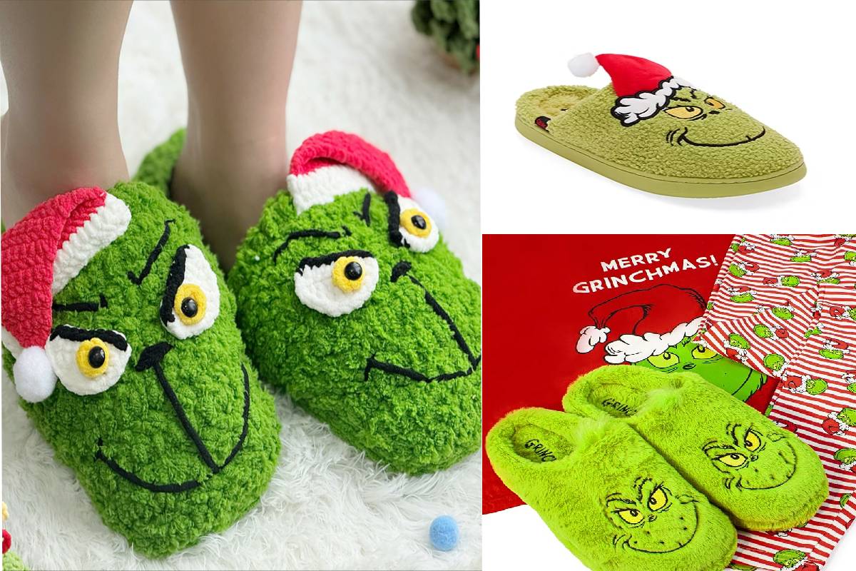 Looking The Best Grinch Slippers